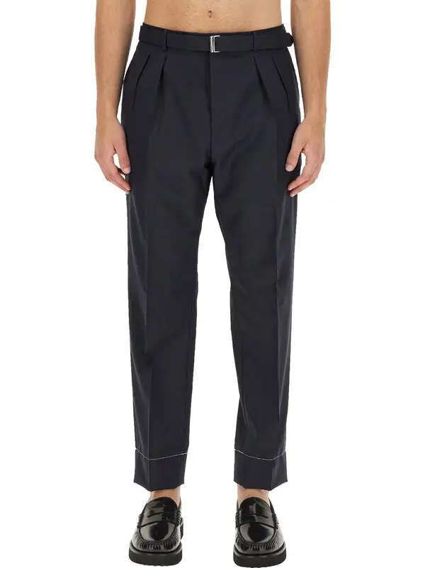 Brioni Ischia Regular Fit Pants - Blue