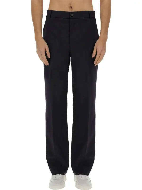Moncler Straight Leg Trousers - Black