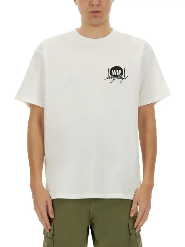 Carhartt Work In Progress Catalogue" T-shirt - White