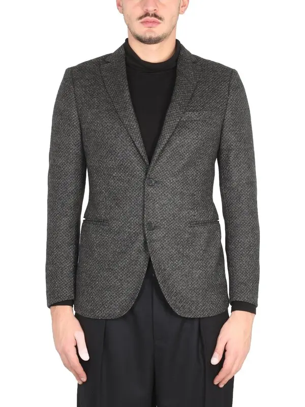 TONELLO Single-breasted Jacket - Grey