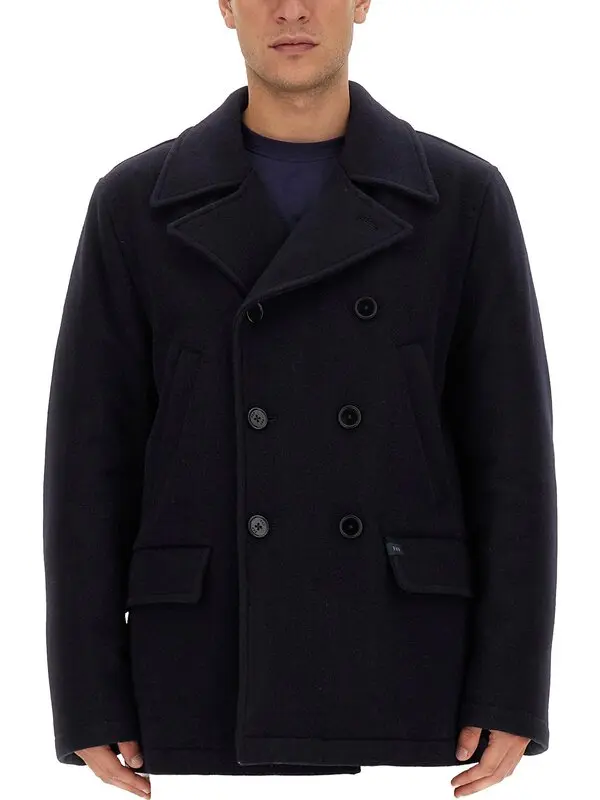 FAY Wool Coat - Blue