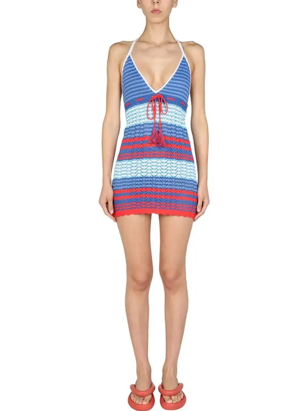 GALLO Striped Mini Dress - Multicolour