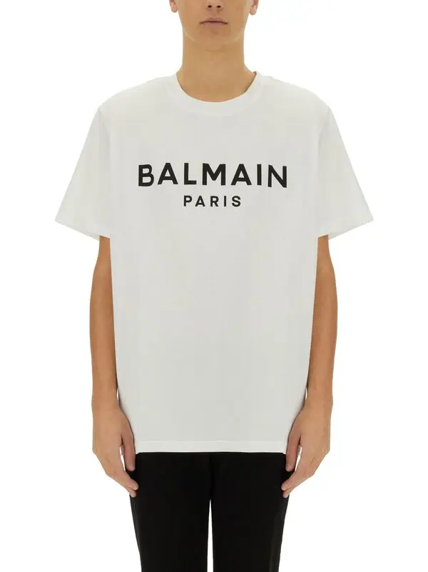 Balmain T-shirt With Logo - White