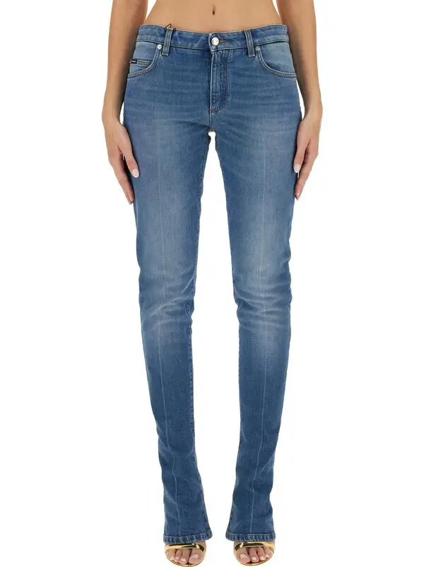 Dolce & Gabbana Skinny Fit Jeans - Denim