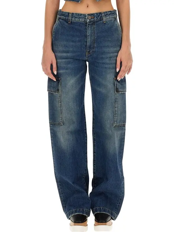 Stella McCartney Cargo Jeans - Blue