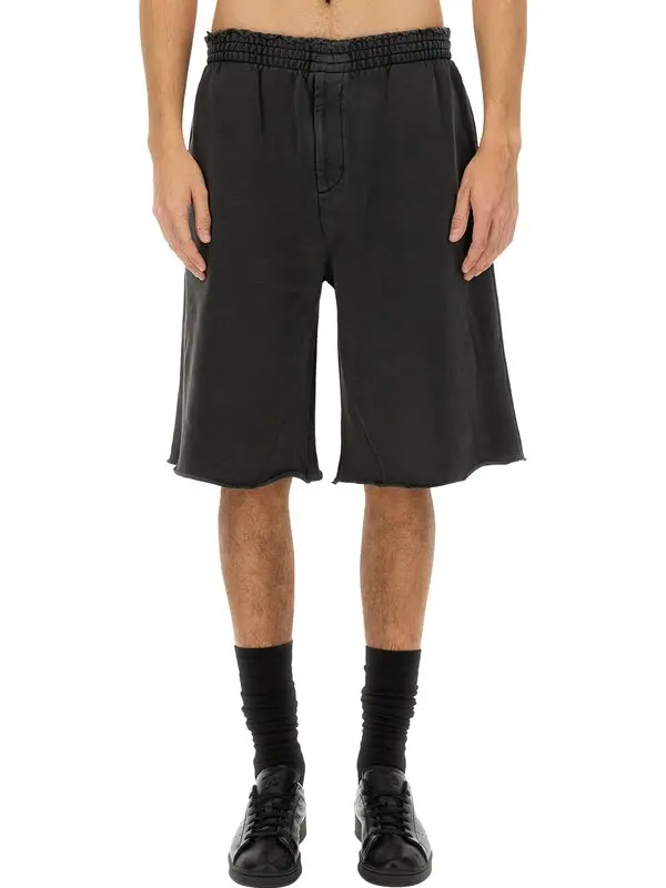 Helmut Lang Garment-dyed Shorts - Black