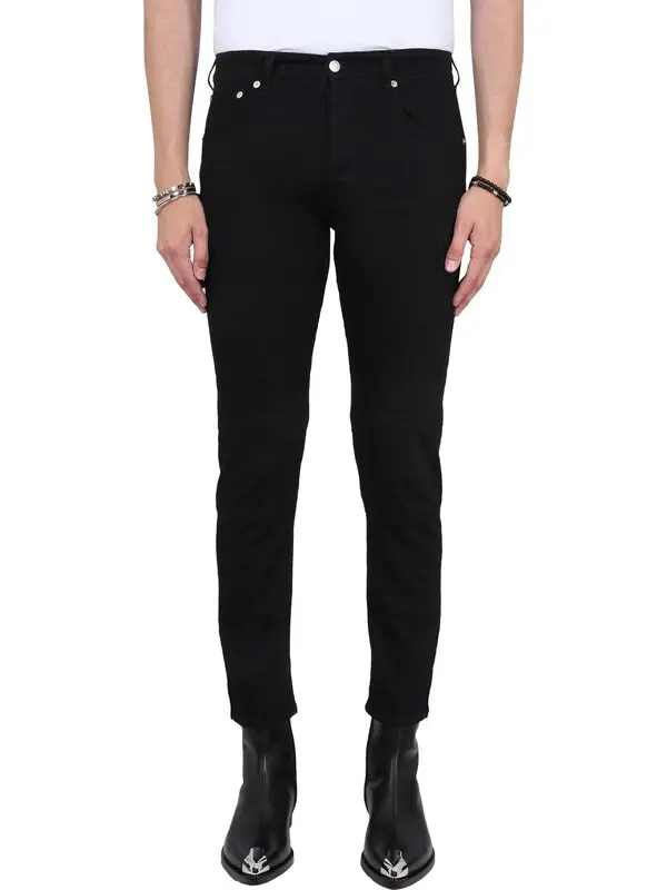 Alexander McQueen Biker Jeans - Black