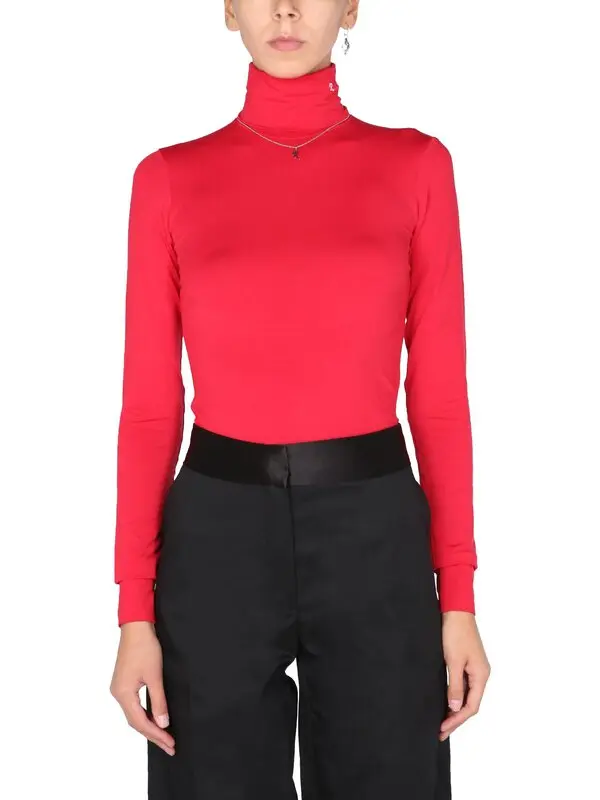 Raf Simons Turtleneck Sweater - Red