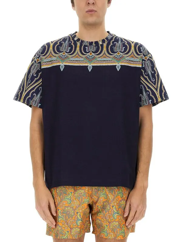 Etro Cotton T-shirt - Multicolour