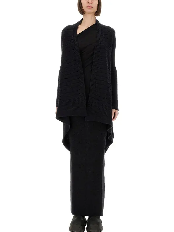 Rick Owens Knitted Cardigan - Black