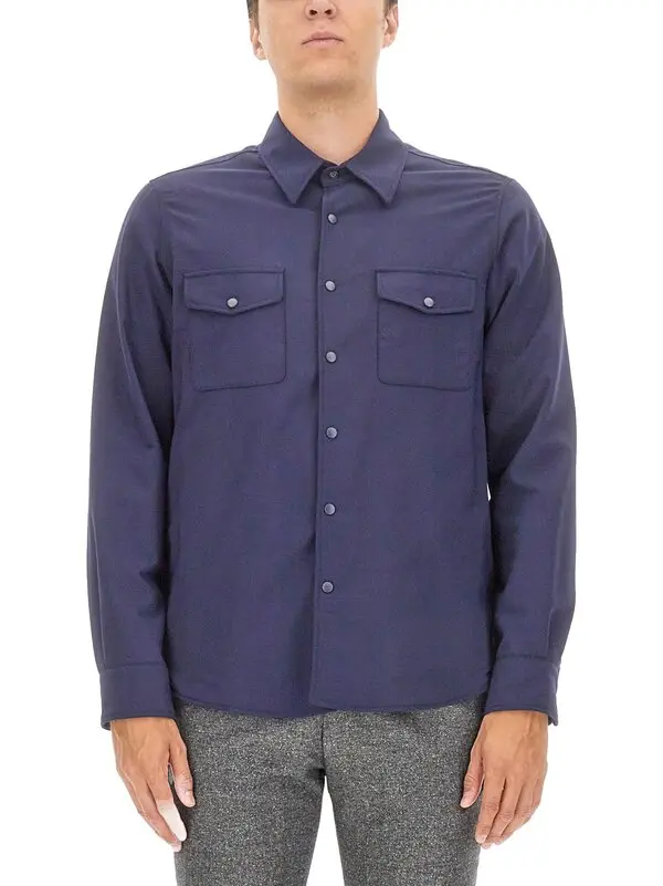 Aspesi Double Shirt - Blue