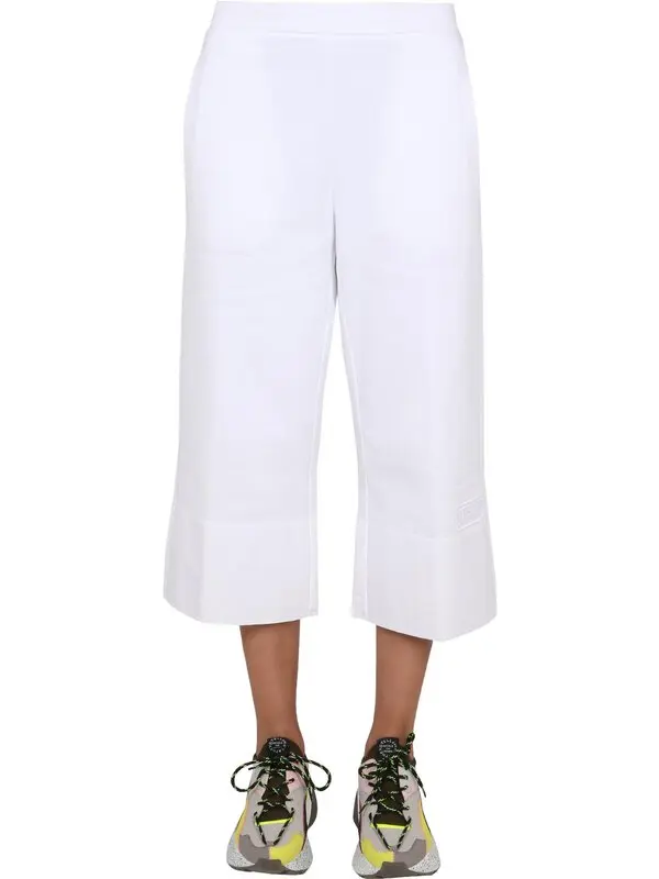 Stella McCartney Logo Embroidered Trousers - White