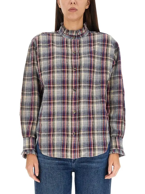 MARANT ETOILE Saoli Shirt - Blue
