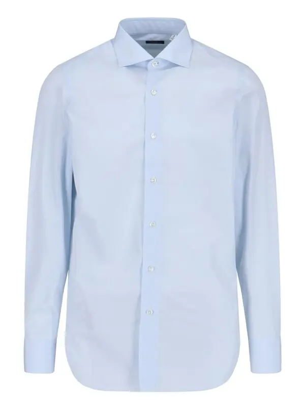 FINAMORE 1925 Milano' Shirt - Light Blue