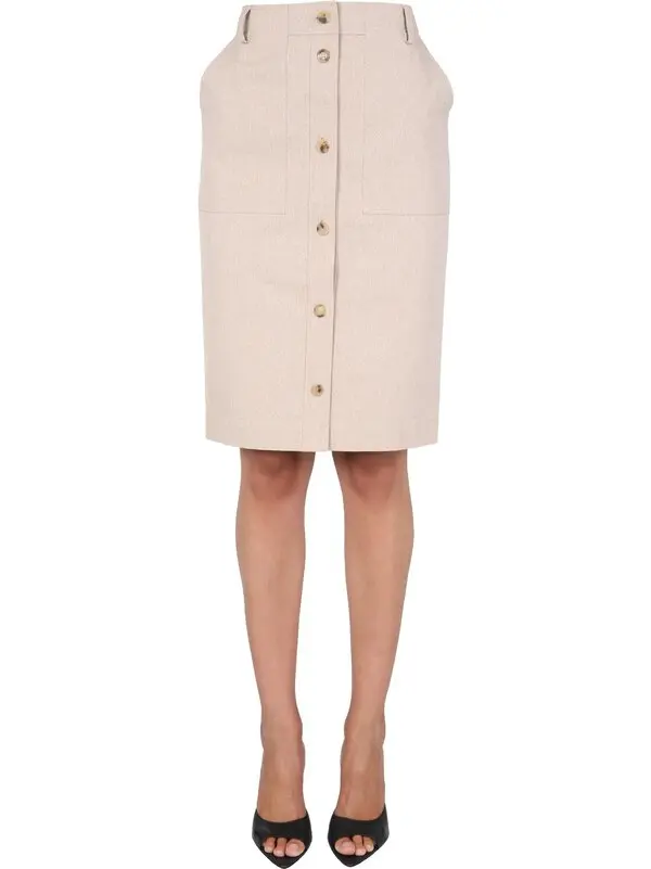 Moschino Safari Skirt - Beige