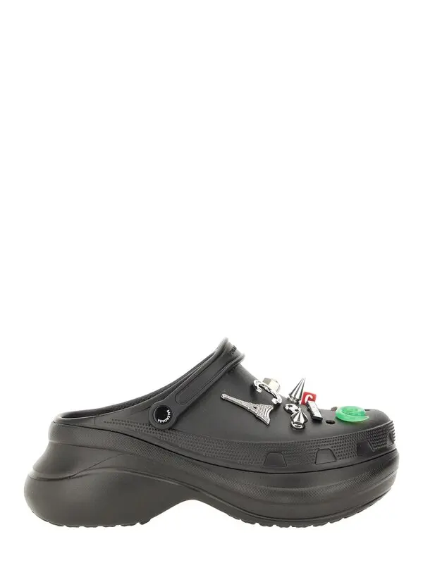 Balenciaga Crocs Jibbitz Sabot - Black