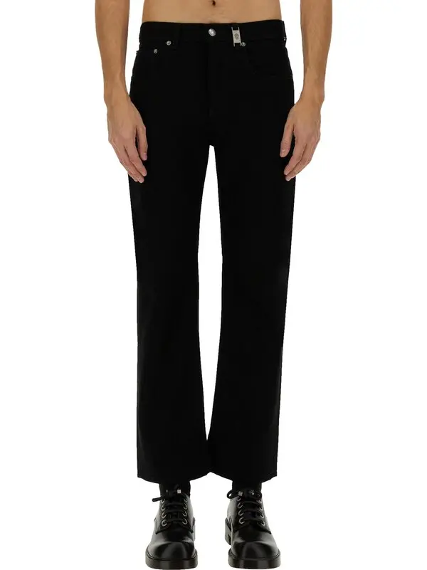 Alexander McQueen Straight Leg Jeans - Black