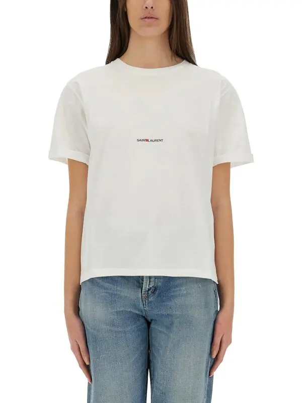 Saint Laurent Boyfriend T-shirt - White