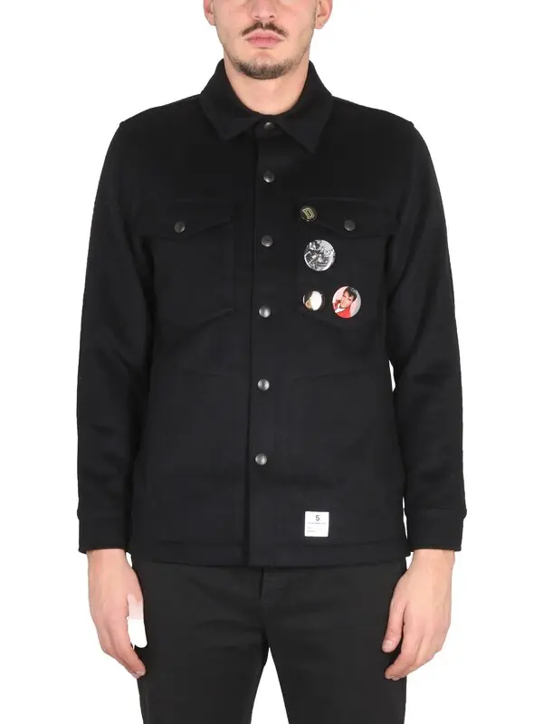 DEPARTMENT 5 Jacket With Pins - Black