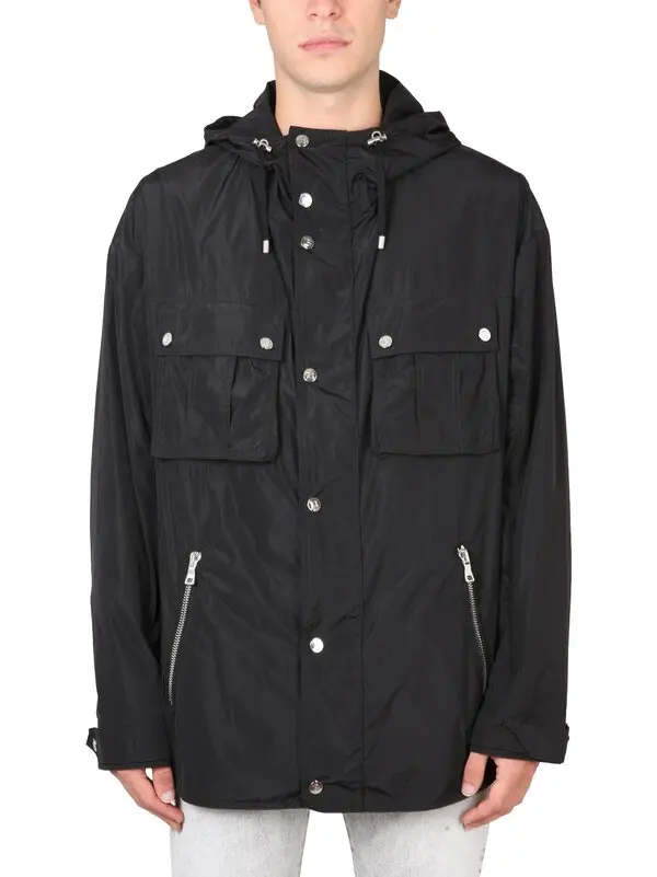 Balmain Hooded Jacket - Black