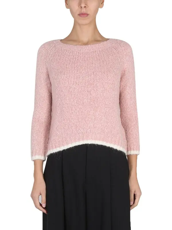 Aspesi Alpaca Blend Sweater - Pink