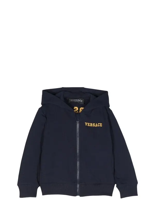 Versace Medusa Zip-up Hoodie - Blue