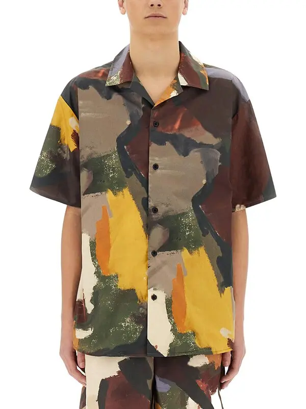 JW Anderson Abstract Print Shirt - Multicolour