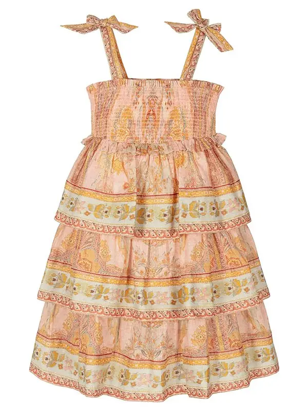 Zimmermann Tiered Dress - Multicolour