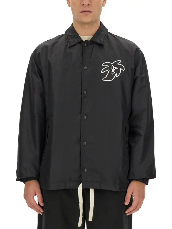 Palm Angels Hunter Shirt Jacket - Black