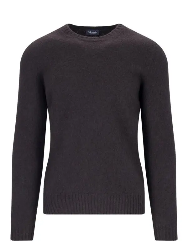 DRUMOHR Classic Wool Sweater - Brown