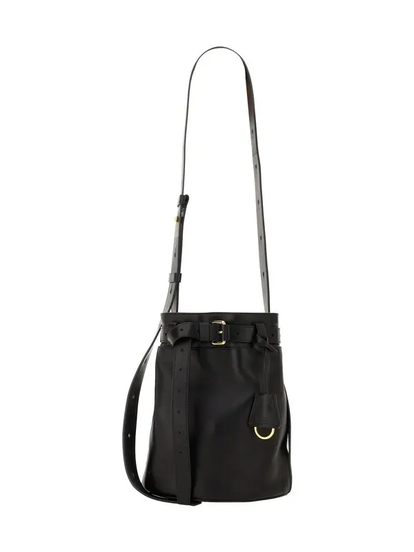 Moschino Tie Me Bucket Bag - Black