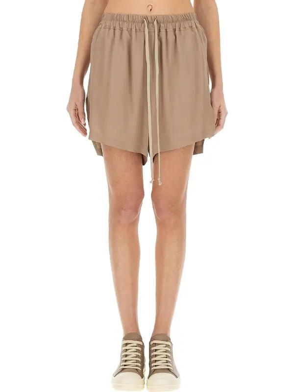 Rick Owens Relaxed-fit Bermuda Shorts - Nude