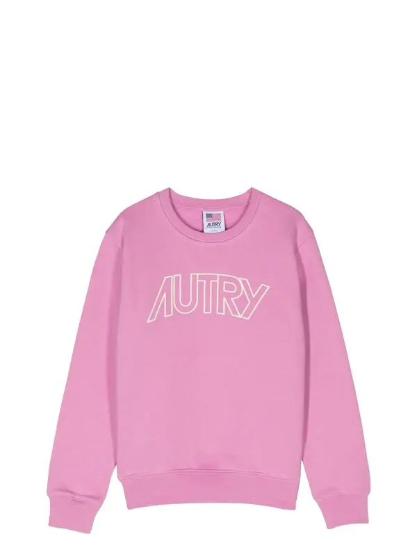 AUTRY Logo Crewneck Sweatshirt - Pink