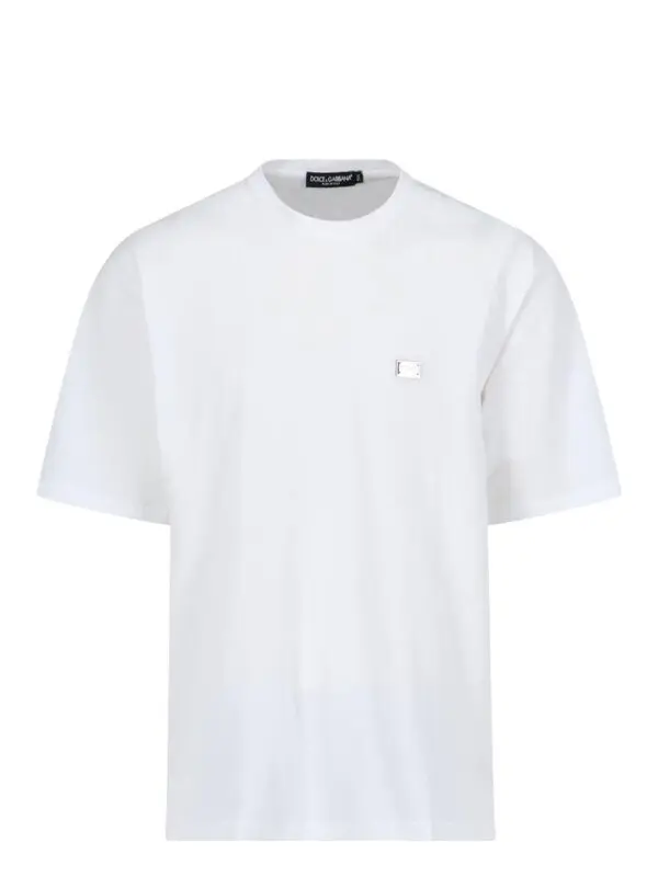 Dolce & Gabbana Plaque T-shirt - White