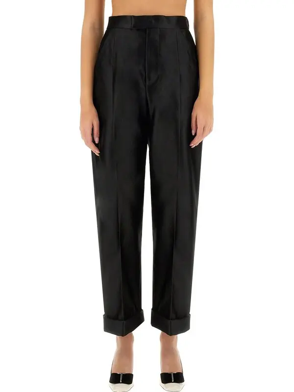 TOM FORD Silk Pants - Black