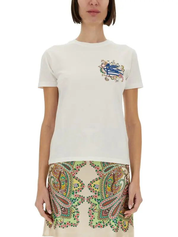 Etro Logo T-shirt - White