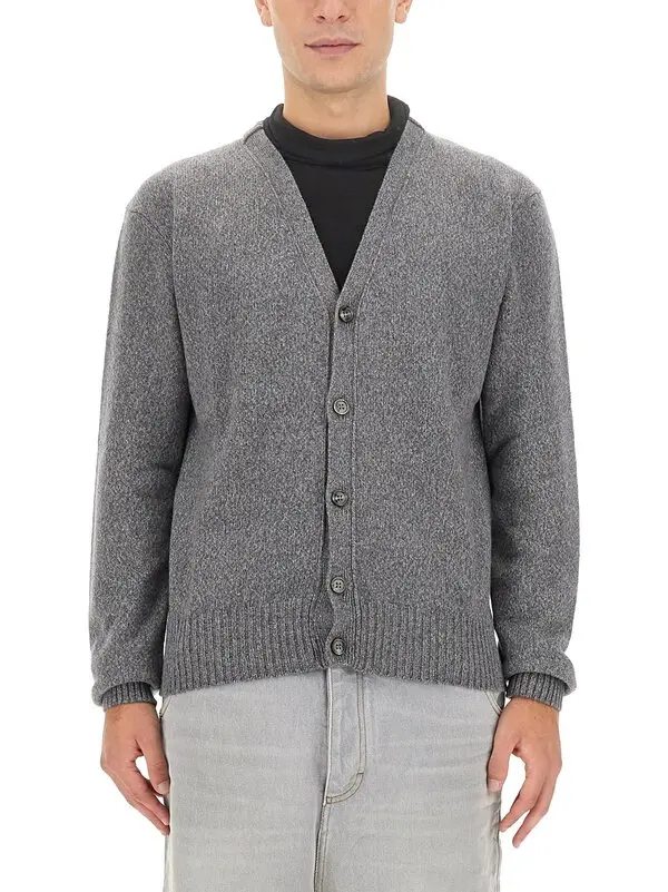 Ami Wool Cardigan - Grey