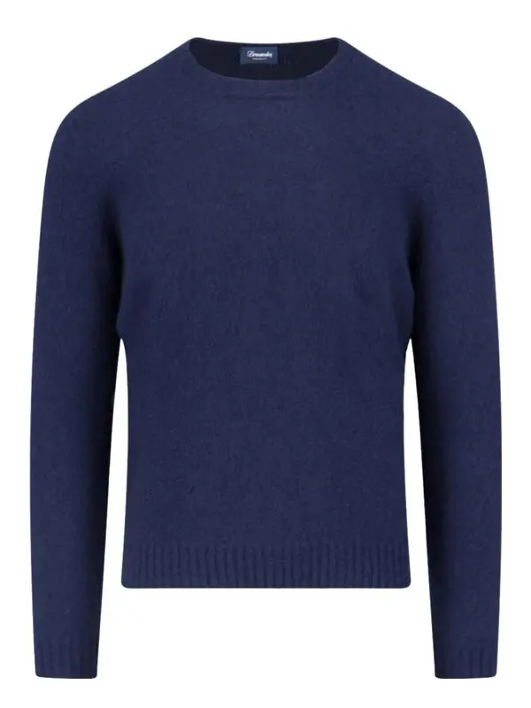 DRUMOHR Classic Crew-neck Sweater - Blue