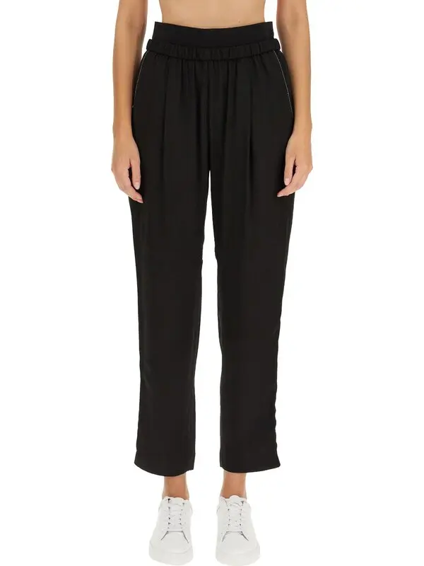 Fabiana Filippi Straight Leg Trousers - Black