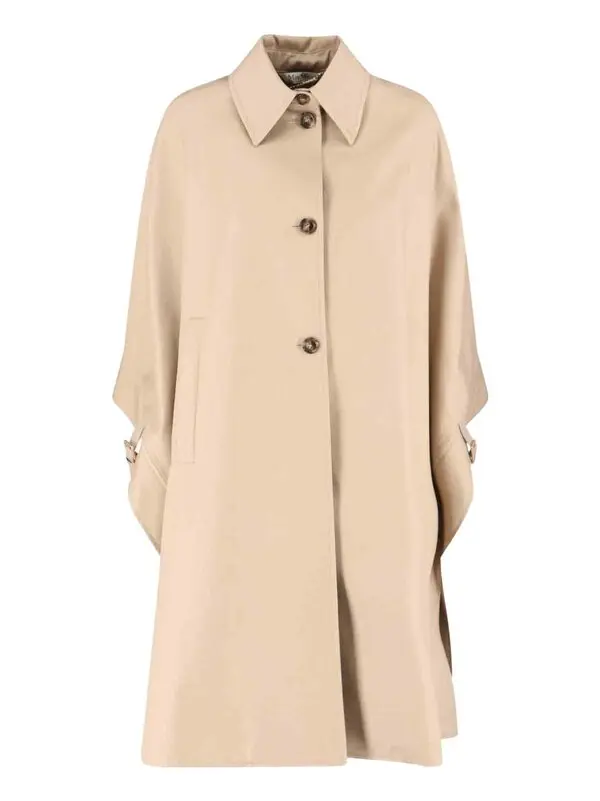 Max Mara Pedale Long Cape - Beige