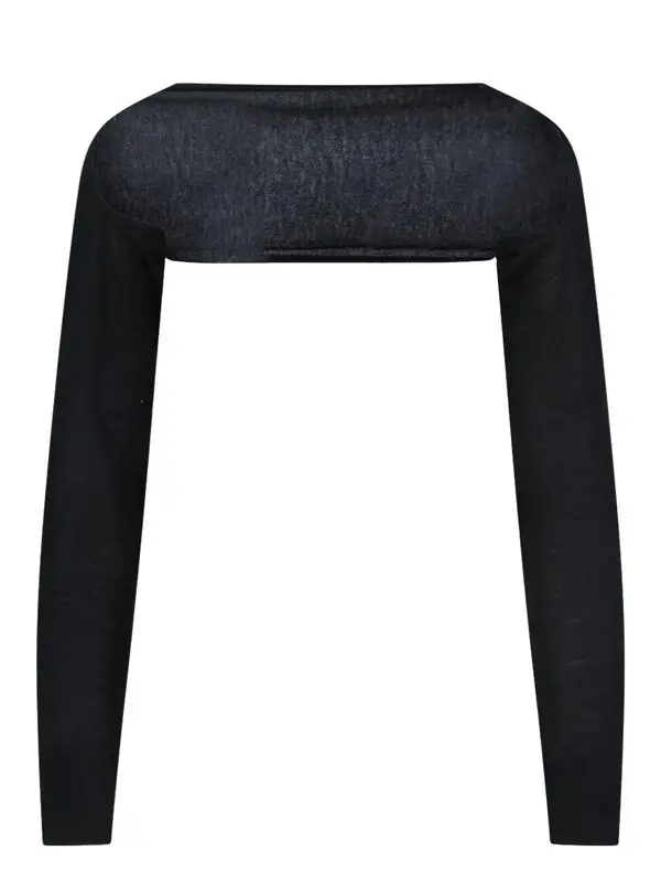 Alaïa Knitted Shrug - Black