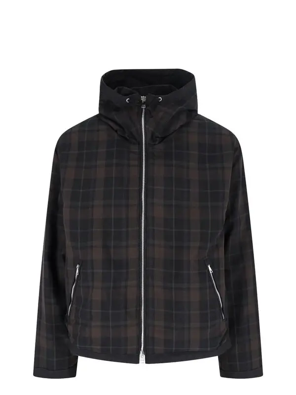 Our Legacy Check Zip Sweatshirt - Black