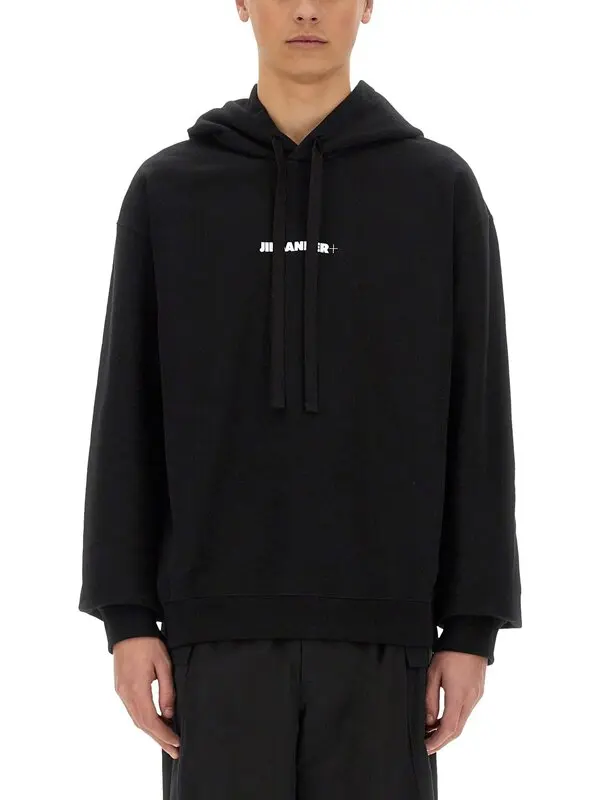 JIL SANDER Hoodie - Black