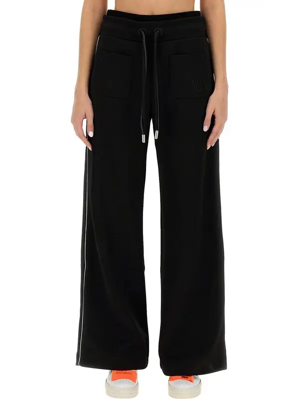 Off-White Loose Fit Trousers - Black