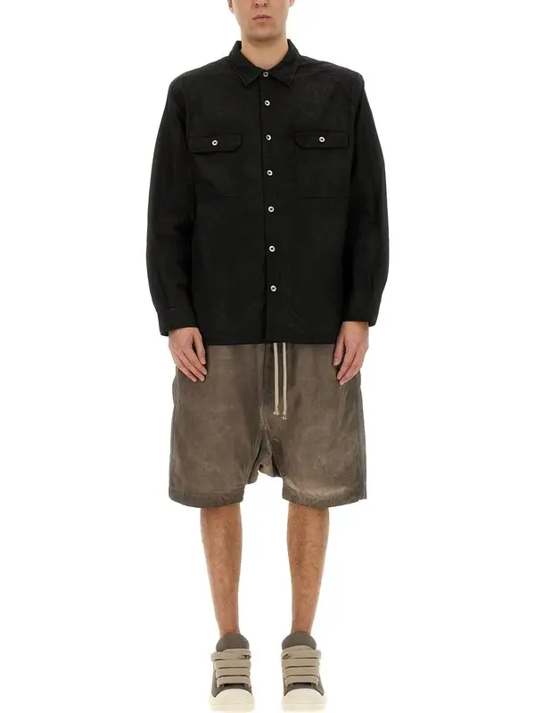 Rick Owens Outershirt "jumbo - Black