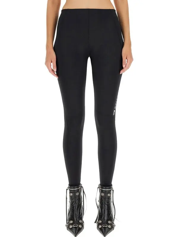Balenciaga Sporty B Activewear Leggings - Black