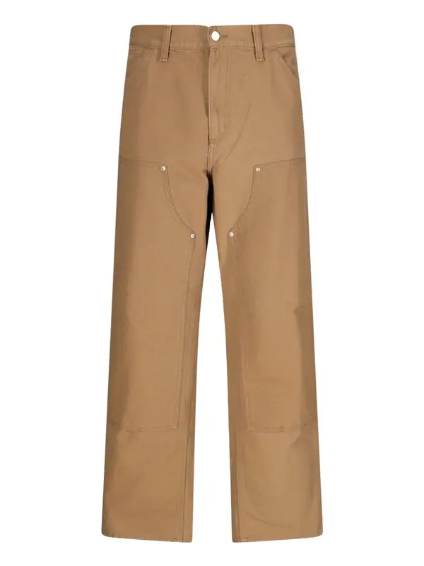 Carhartt Work In Progress Double Knee Pants - Brown