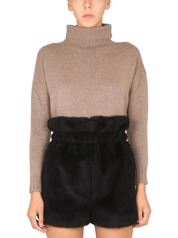Max Mara Crewneck Knit Top - Beige