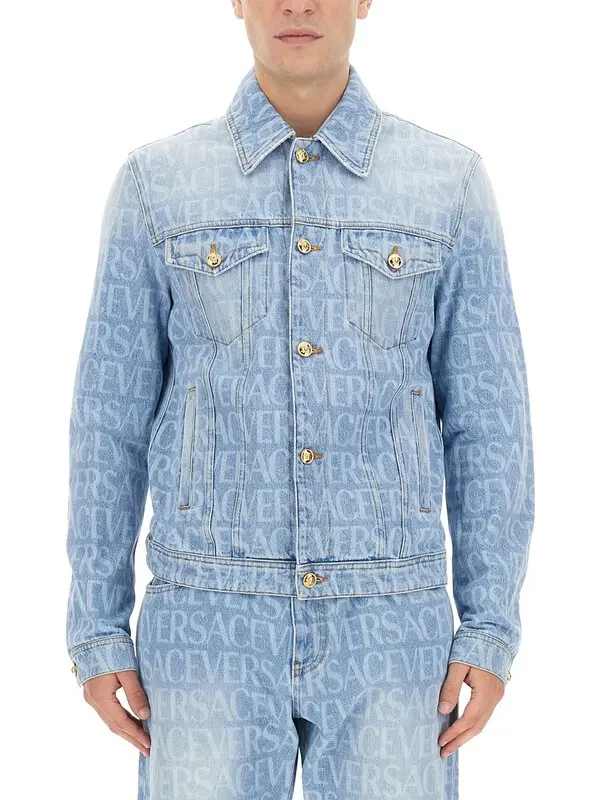 Versace Denim Blouson - Azure