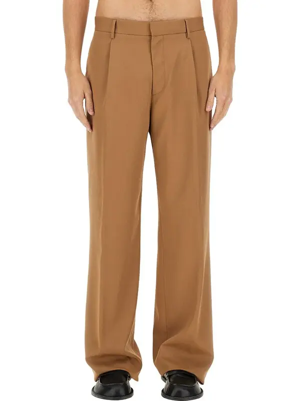 LARDINI Wool Pants - Beige